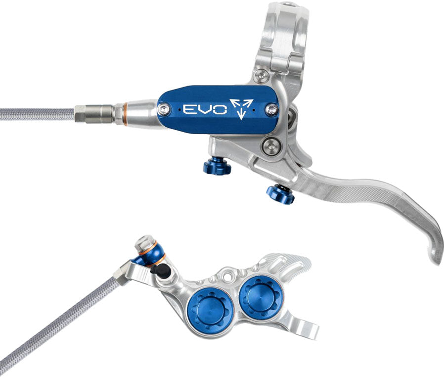 Hope EVO GR4 Disc Brake Lever Set - Left Hand Post Mount 4-Piston Brai ...