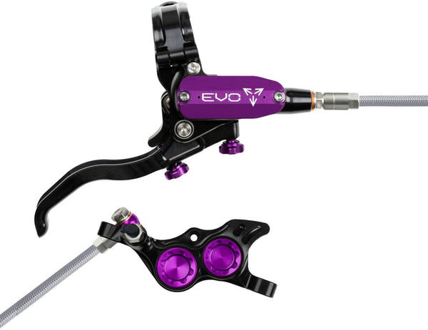 Hope EVO TR4 Disc Brake Lever Set - Right Hand Post Mount 4-Piston Bra ...